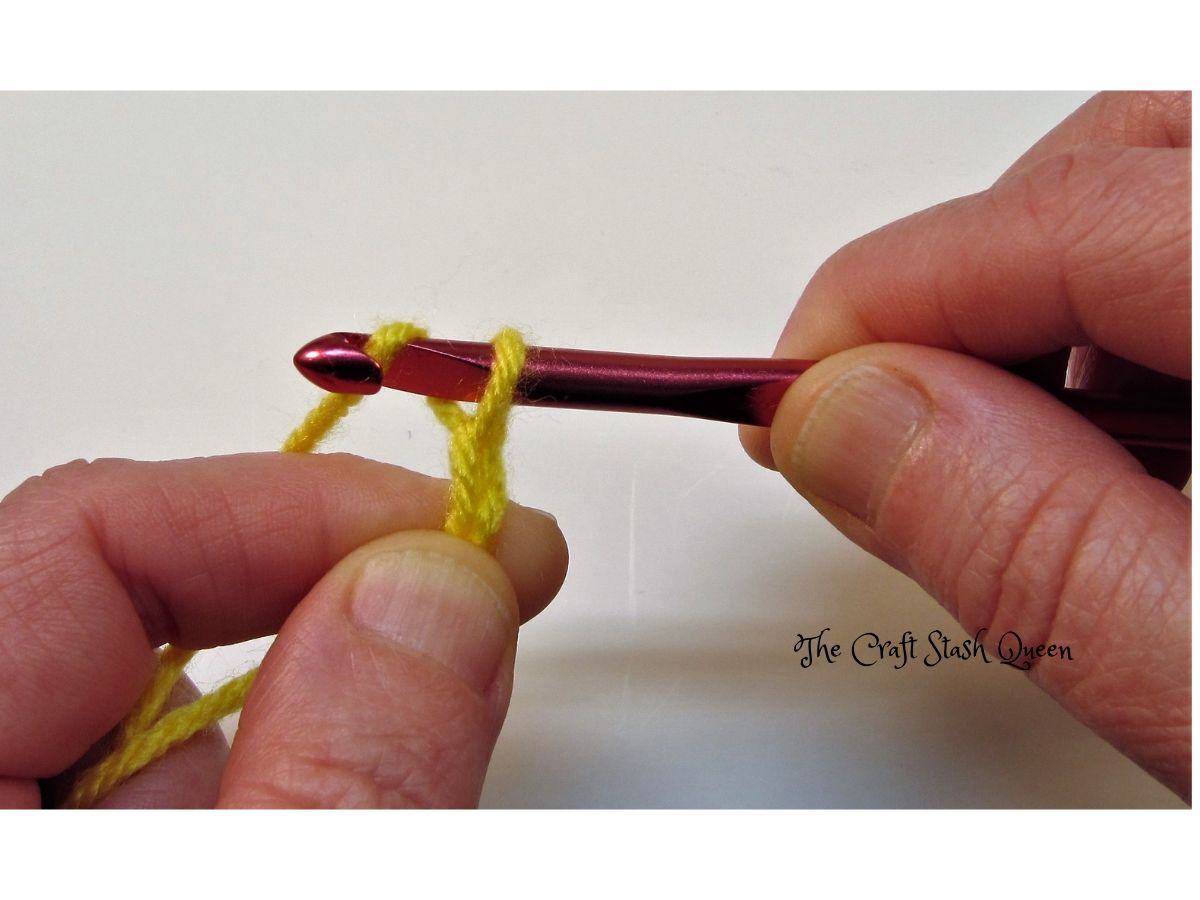 How to Crochet the Chain Stitch - The Craft Stash Queen